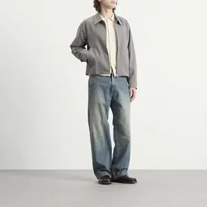 MFPEN Check Cropped Mail Jacket