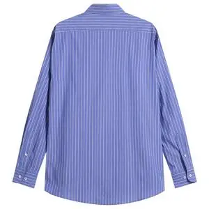 NO PROBLEMO Logo Stripe Poplin Shirt