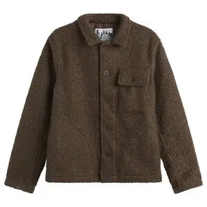 CAFÉ MOUNTAIN Curly Boxy Explorers Jacket - Moss