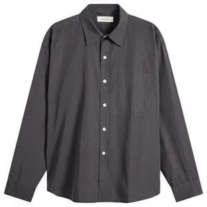 MFPEN Micro Check Poplin Executive Shirt - Mushroom