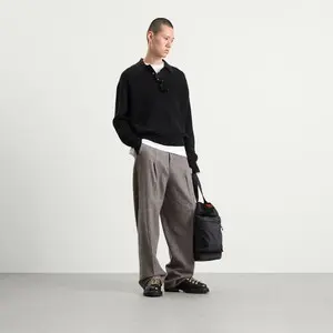 RONNING Long Sleeve Knit Polo