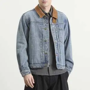 FRIZMWORKS Washed Denim Trucker Jacket