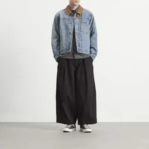 FRIZMWORKS Washed Denim Trucker Jacket