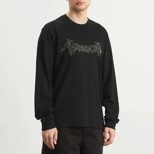 MASTERMIND WORLD Short Sleevebeaded Long Sleeve T-shirt
