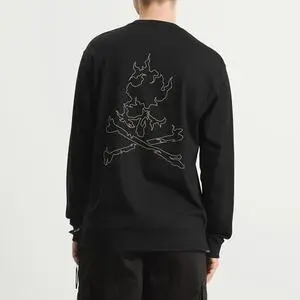 MASTERMIND WORLD Short Sleevebeaded Long Sleeve T-shirt