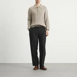 MFPEN Grain Digit Polo Knit