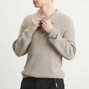 MFPEN Grain Digit Polo Knit