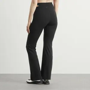 Nike Zenvy High Waisted Flared Leggings - Black/pcg3c