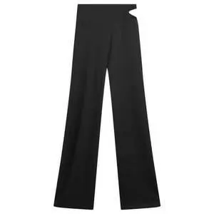Nike Zenvy High Waisted Flared Leggings - Black/pcg3c
