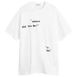 You Must Create Where Did You Go Print Triple T Shirt