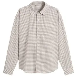 MFPEN Experienced Check Executive Shirt - Brown