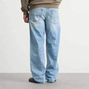 DIESEL® 2001 D-macro Baggy Wide Leg Jeans