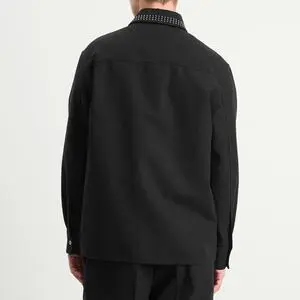 JIL SANDER Wool Canvas Shirt