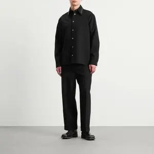JIL SANDER Wool Canvas Shirt