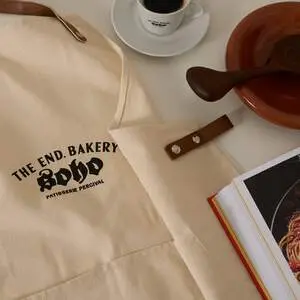 PERCIVAL Patisserie Apron Presented End