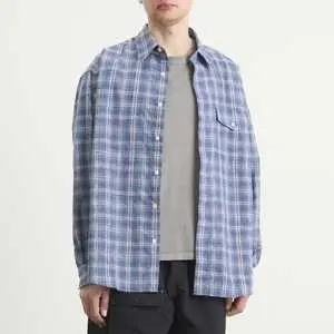 FRIZMWORKS Uneven Check Shirt