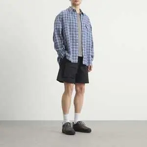 FRIZMWORKS Uneven Check Shirt