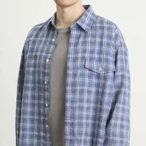 FRIZMWORKS Uneven Check Shirt