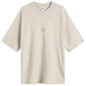 UMBRO Washed High Neck Boxy T-shirt - Harbor Mist