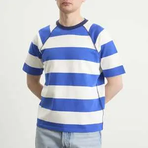 DRAKE'S Block Stripe Raglan T-shirt