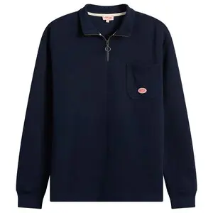 Armor Lux Half Zip Pocket Sweatshirt