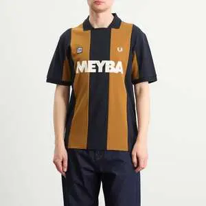 Fred Perry Meyba Cut And Sew Polo Shirt - Navy