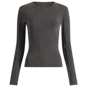 MFPEN Long Sleeve Rib T-shirt - Washed Graphite