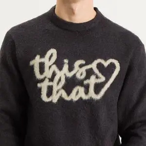 THISISNEVERTHAT Heart Logo Knit Jumper