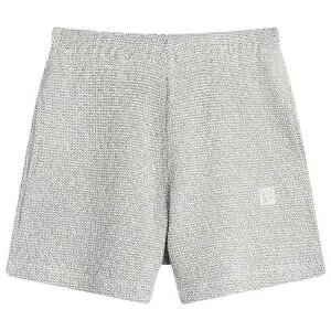 ANINE BING Kam Sweat Shorts - White/black