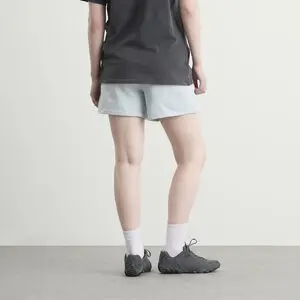 ANINE BING Kam Monogram Sweat Shorts - Light Blue