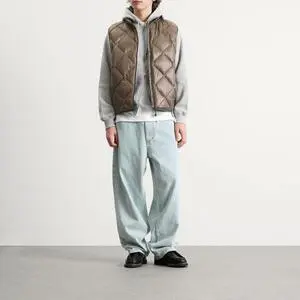THISISNEVERTHAT Pertex Light Down Vest - Brown