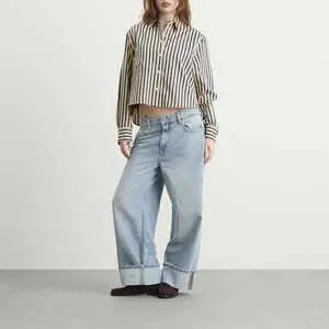 ANINE BING Essie Cropped Shirt