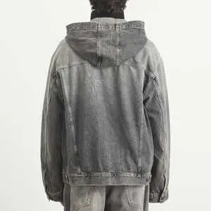Acne Studios Gothik Wash Hooded Denim Jacket