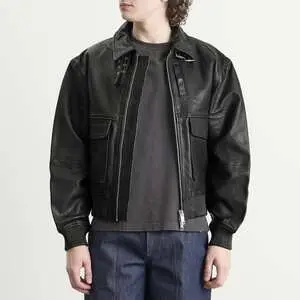 DEADWOOD Wingman Leather Bomber