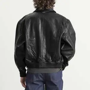 DEADWOOD Wingman Leather Bomber