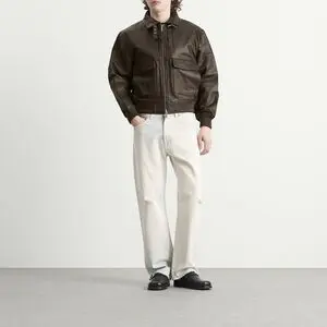 DEADWOOD Wingman Leather Bomber