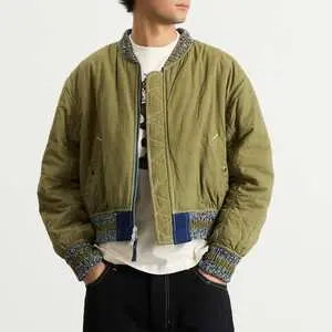 STORY MFG. Seed Printed Wonky-wear Bomber