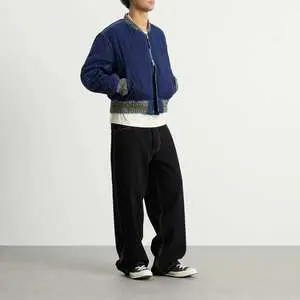 STORY MFG. Seed Printed Wonky-wear Bomber