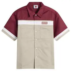 ICECREAM Parlor Work Shirt - Beige/red