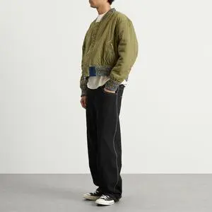 STORY MFG. Poetry Canvas Wide-leg Trousers