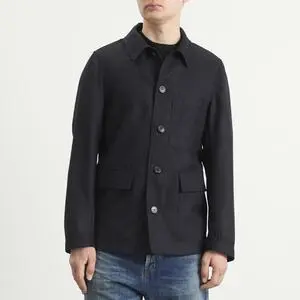 Dries Van Noten Pinstripe Worsted Wool Jacket