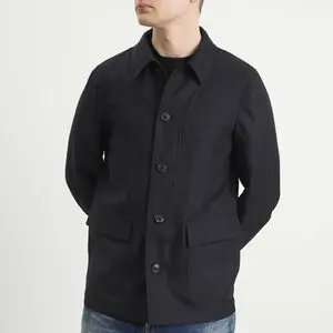Dries Van Noten Pinstripe Worsted Wool Jacket