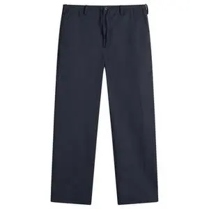 Dries Van Noten Cotton Wool Trouser - Navy
