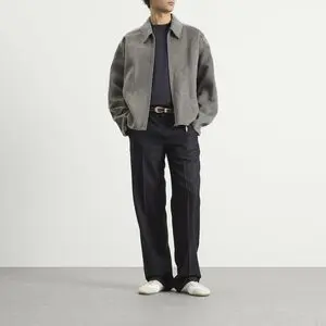 Dries Van Noten Pinstripe Worsted Wool Trouser