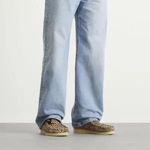 Clarks Wallabee Boot - Leopard Print