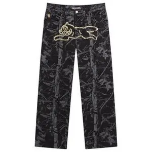 Icecream Black Wash Jeans For Men