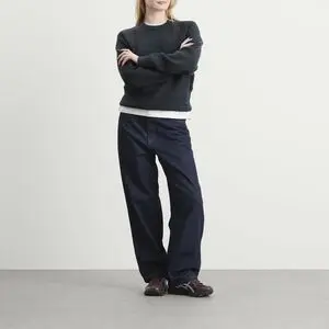 DIME Wave Knit Sweater - Navy
