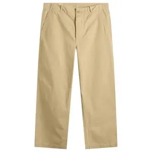 KAPTAIN SUNSHINE Cotton Drill Wide Pants - Khaki