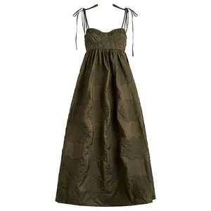 Cecilie Bahnsen Alena Dress - Olive