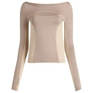 On X Fka Twigs Studio Lon G Sleeve Top - Cinder/desert